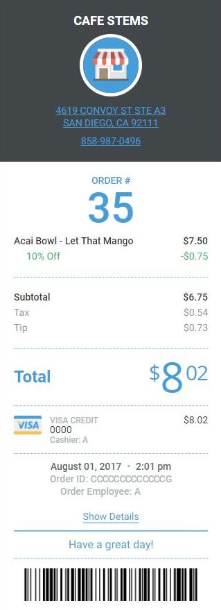 POS Receipt Template Ideas For Omnichannel Businesses | Posify